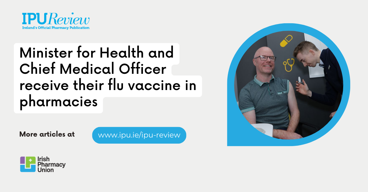 Minister for Health and Chief Medical Officer receive their flu vaccine ...