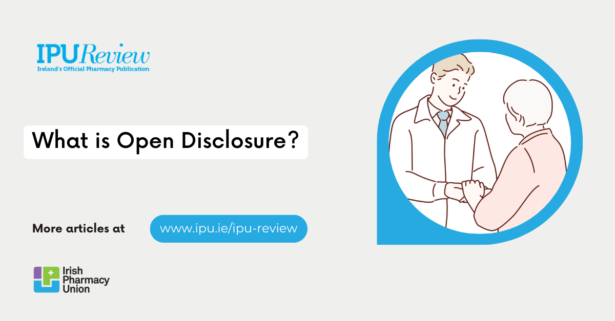 What is Open Disclosure? - IPU