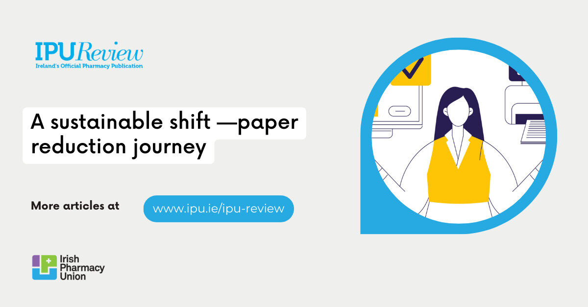 A sustainable shift —paper reduction journey - IPU